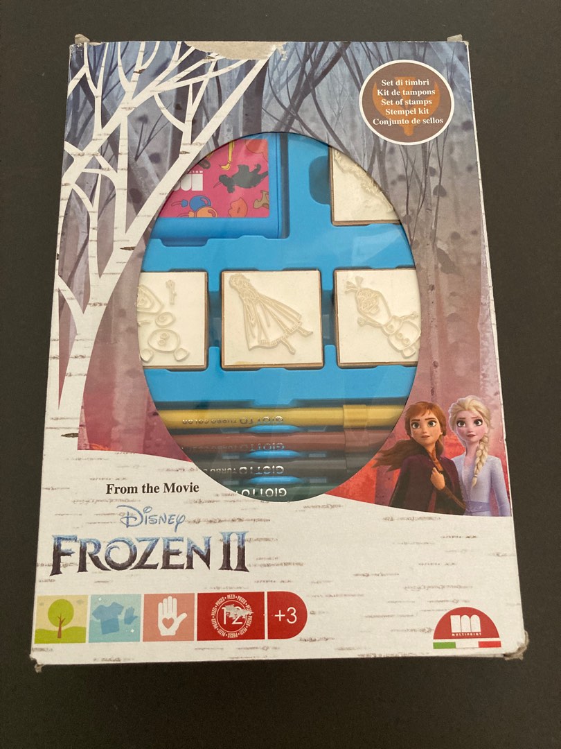 Disney Frozen - Stamp and marker set, Hobbies & Toys, Stationery ...