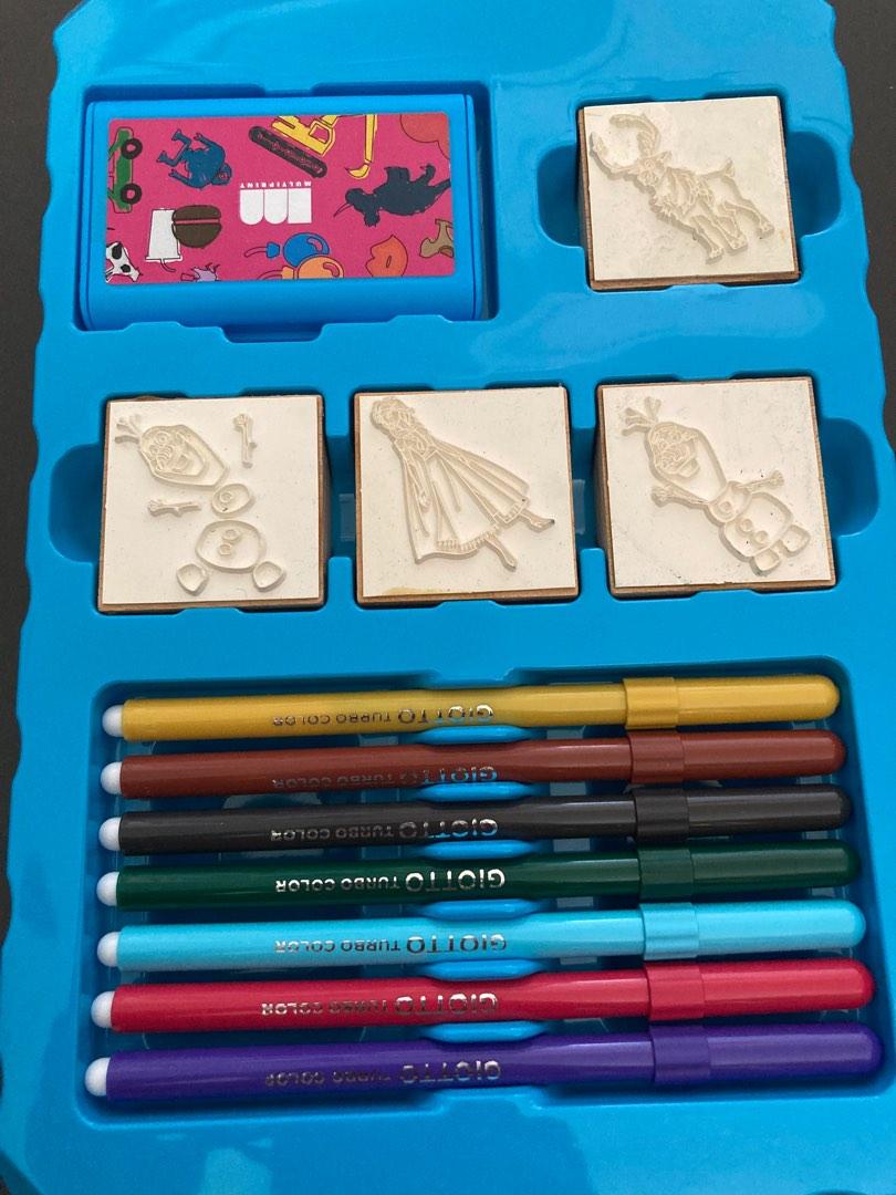 Disney Frozen - Stamp and marker set, Hobbies & Toys, Stationery ...