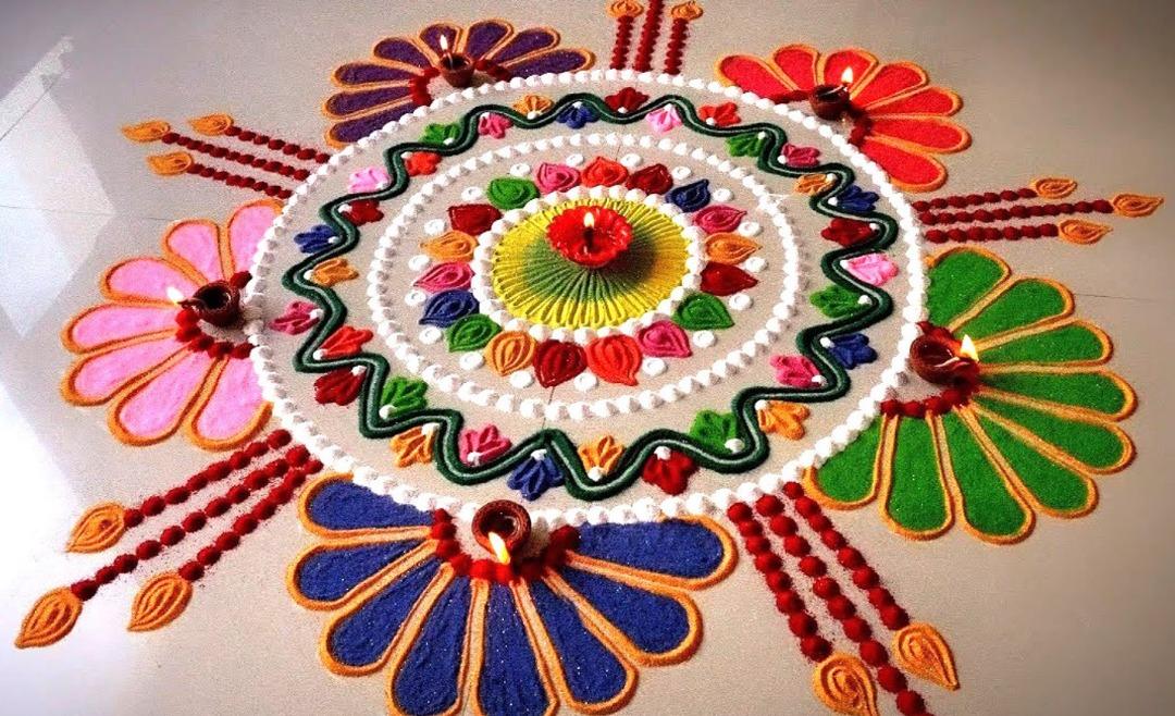 Diwali Festival Rangoli Powder - Design templates - Sand Filters - All ...
