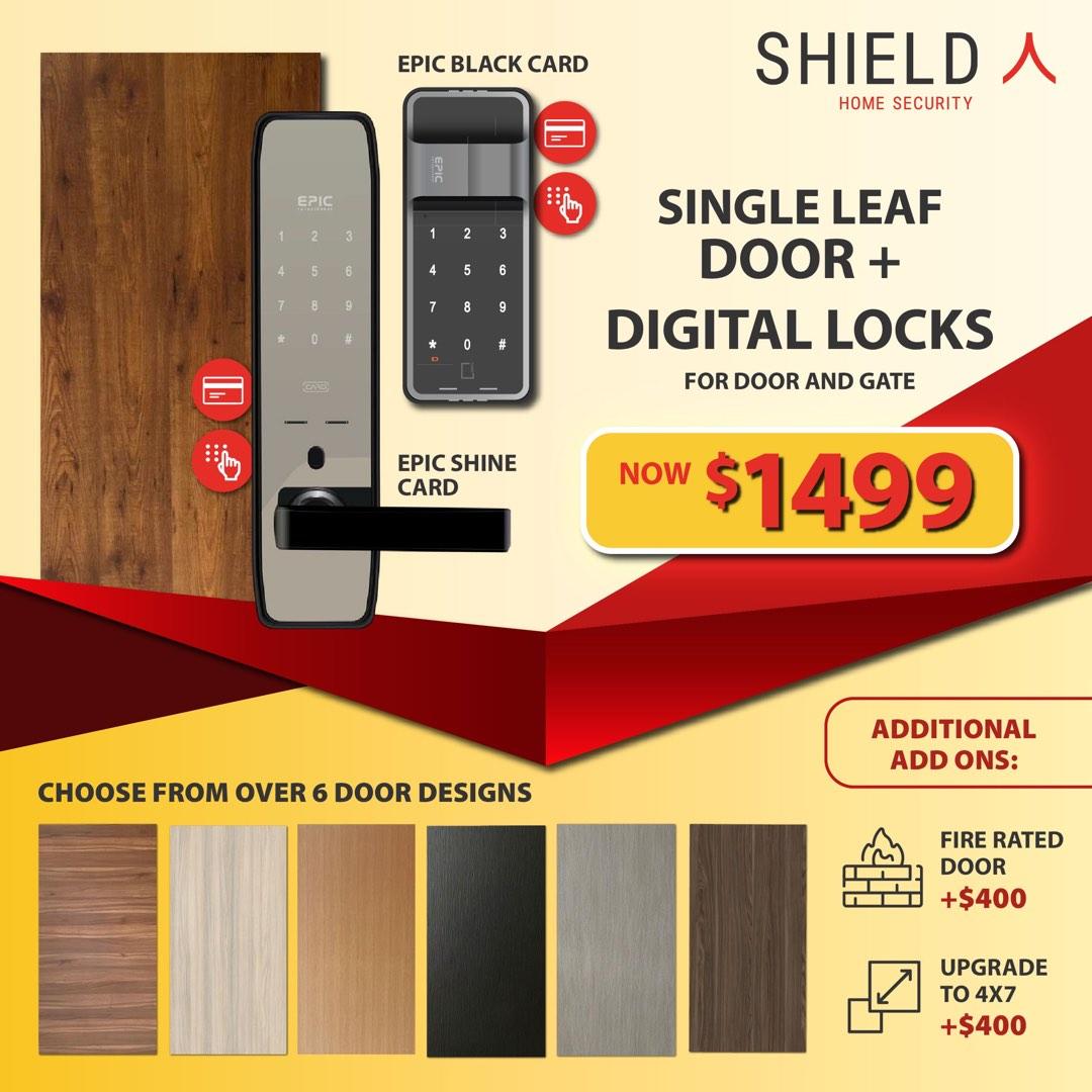 Door and digital locks bundle, Furniture & Home Living, Security ...