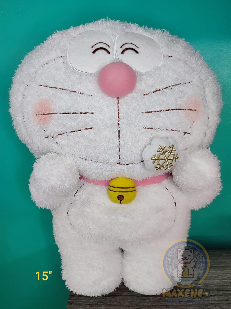 Doraemon White Plush Toy 15" Fujiko-Pro, Hobbies & Toys, Toys & Games ...