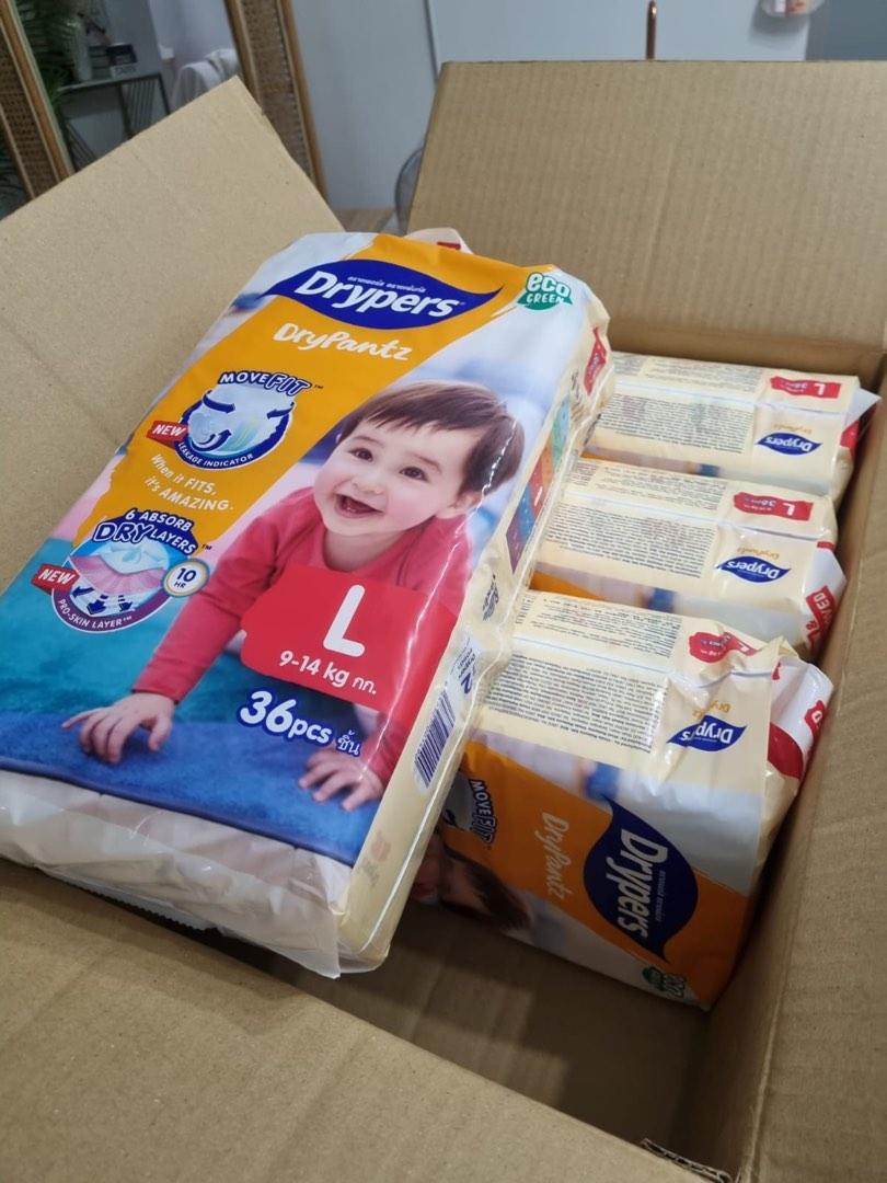 Drypers Drypants Size L (4 pack per carton), Babies & Kids, Bathing ...