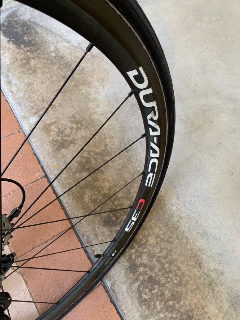 Dura-ace c35 carbon wheels set, Sports Equipment, Bicycles & Parts ...
