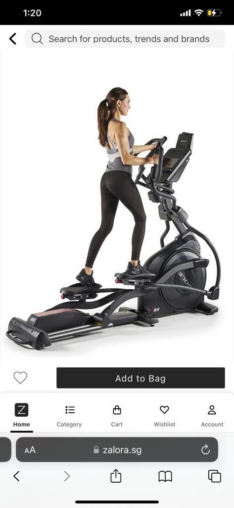 Elliptical Machine: One year old, Sports Equipment, Exercise & Fitness ...