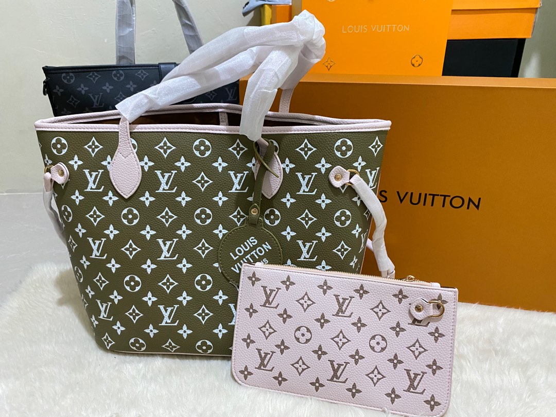 Embossed Neverfull, Luxury, Bags & Wallets on Carousell