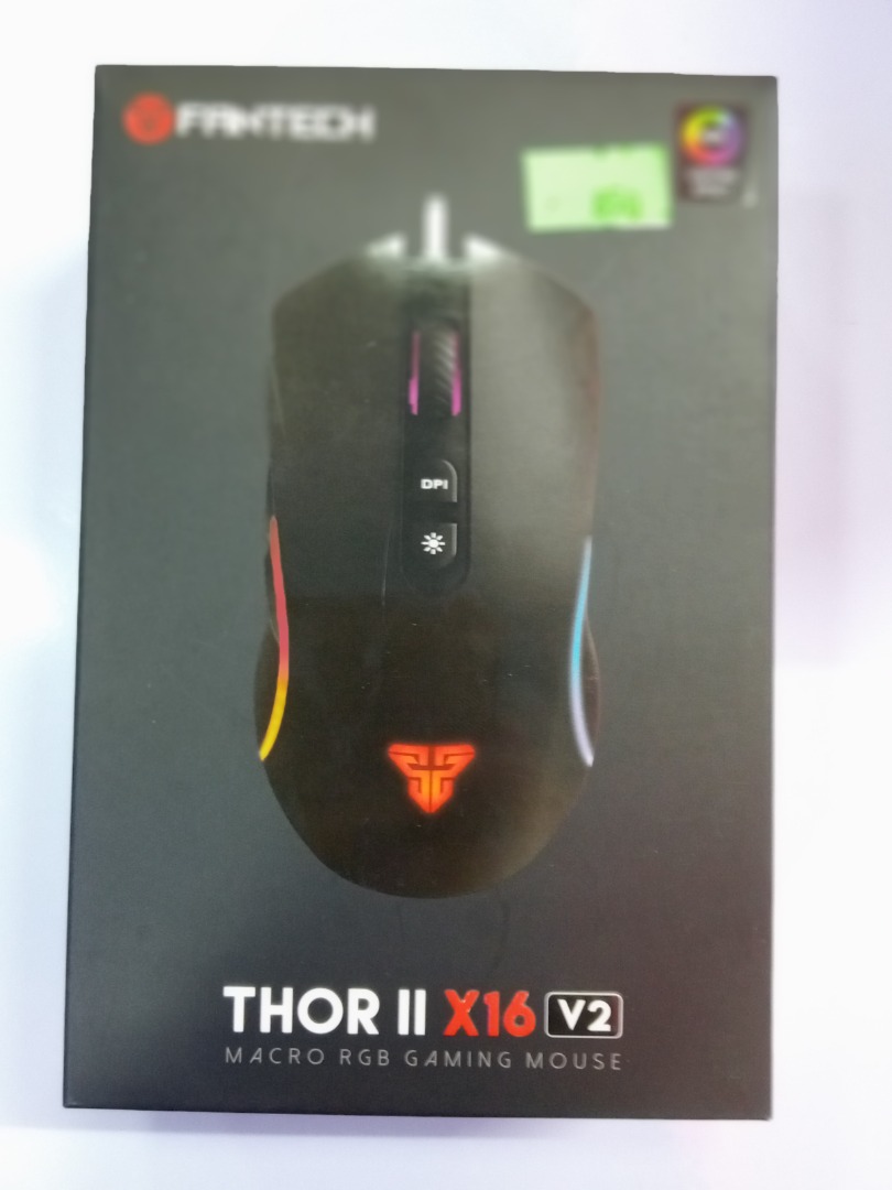 Fantech Thor II X16 V2 MACRO RGB GAMING MOUSE, Computers & Tech, Parts ...