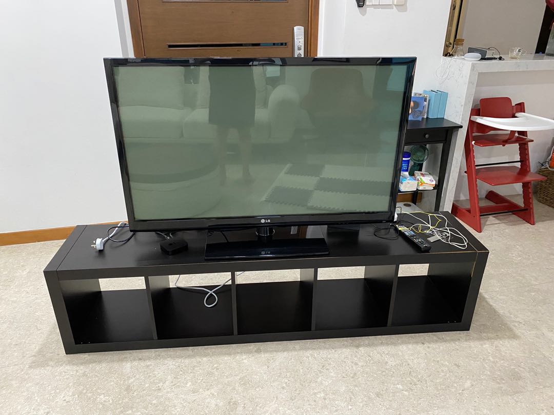 Free LG TV, chromecast, and IKEA shelf, TV & Home Appliances, TV & Entertainment, TV on Carousell