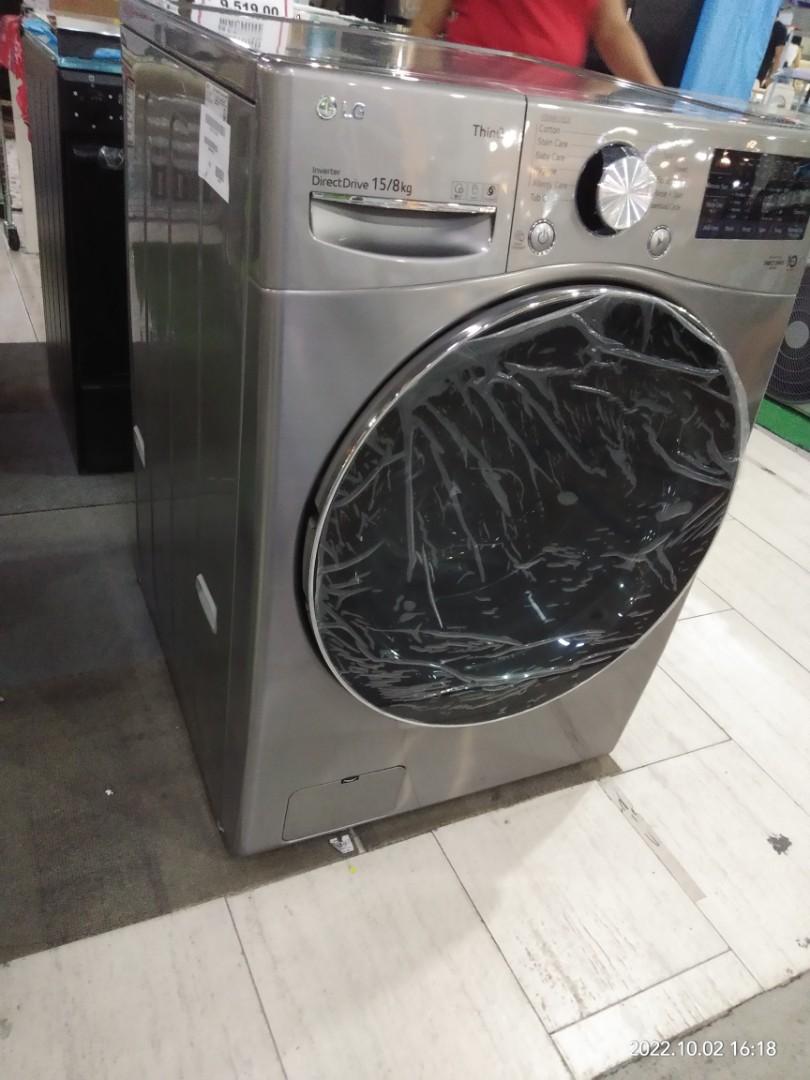 Front load washing machine inverter 25kg LG Mode of payment Cash Gcash ...