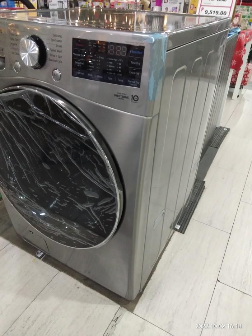 Front load washing machine inverter 25kg LG Mode of payment Cash Gcash ...