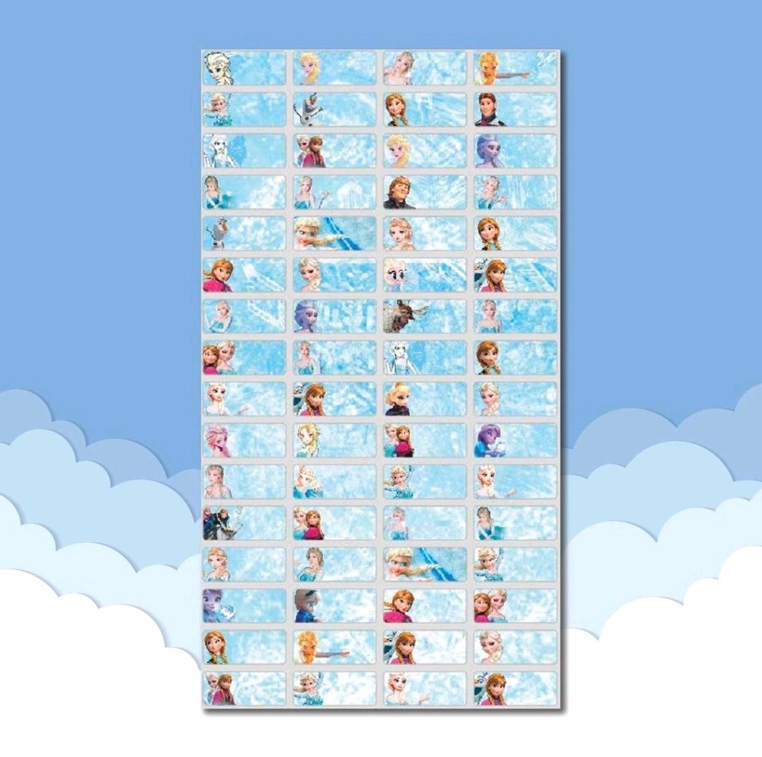 Frozen Elsa Anna Olaf | 30 pcs Personalised Name Stickers, Hobbies ...