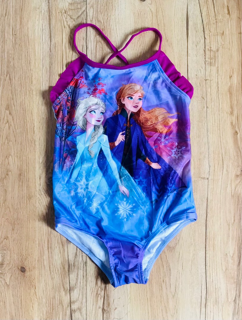 Frozen swimsuit, Babies & Kids, Babies & Kids Fashion on Carousell