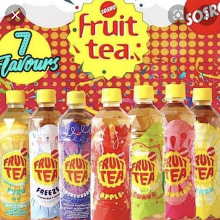 Fruit tea / fruit taste 7 flavours / 350 ml, Food & Drinks, Beverages ...