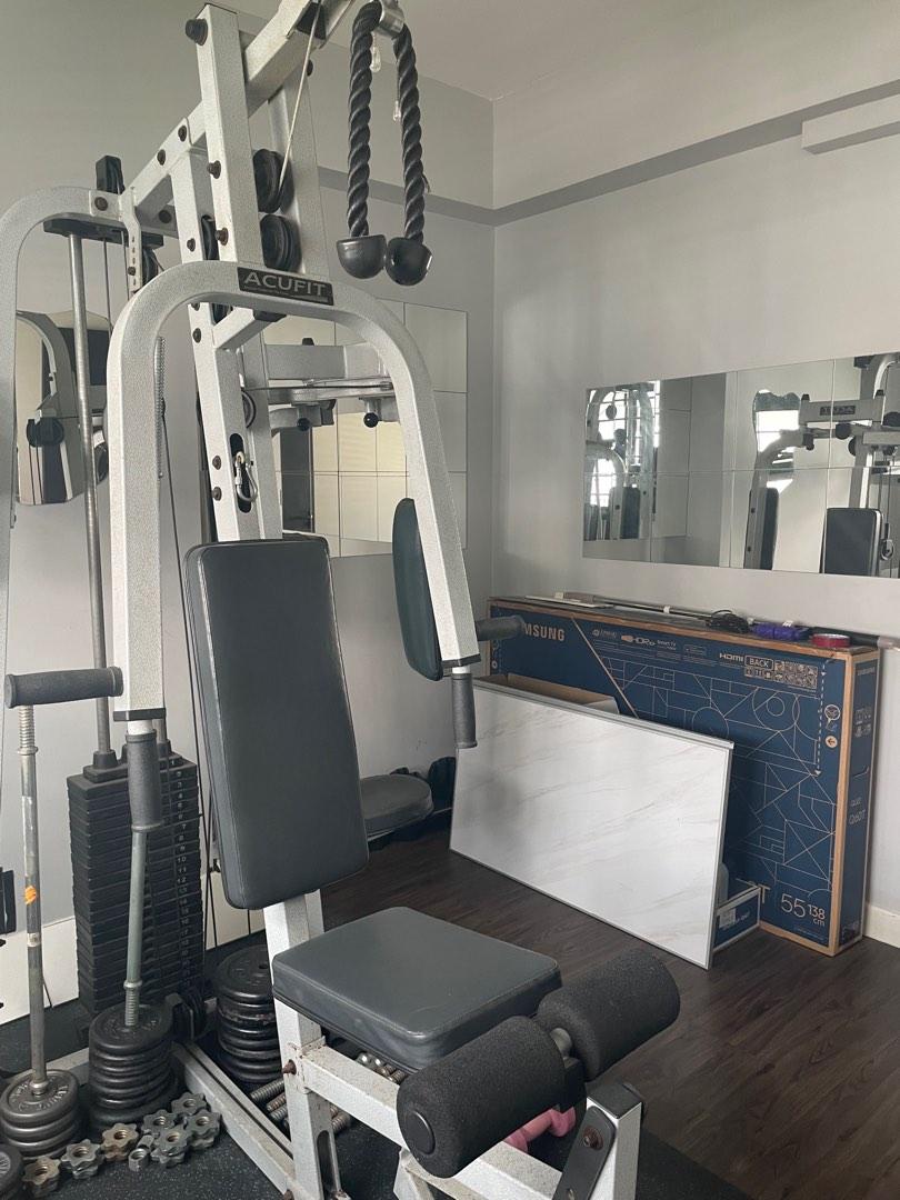 Full Gym Set for home Acufit, Sports Equipment, Exercise & Fitness ...