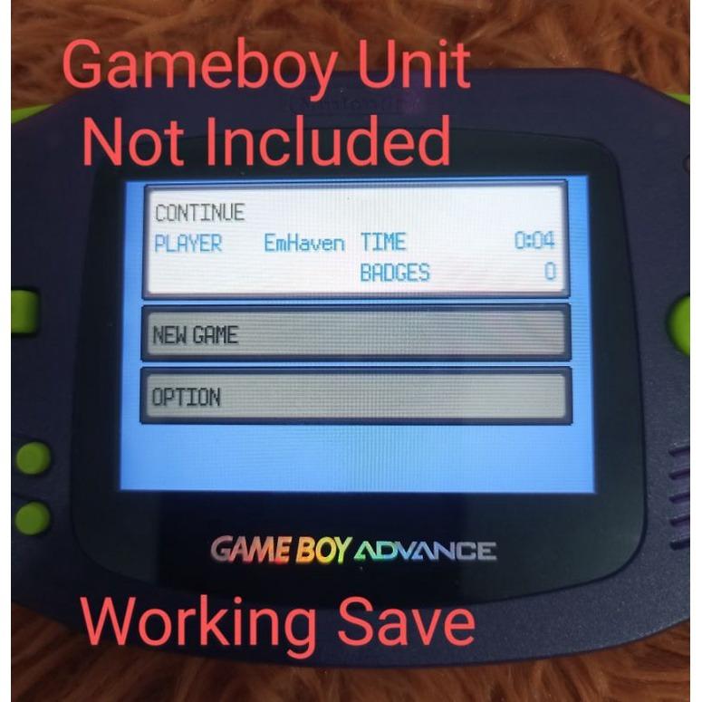 Gameboy Advance GBA Pokemon Emerald (Working Save), Video Gaming, Video ...