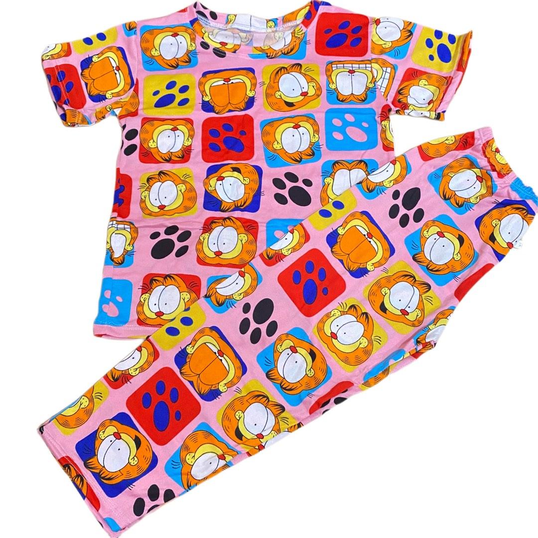 Garfield Terno Pajamas for Kids and Adults Complete Sizes, Babies ...
