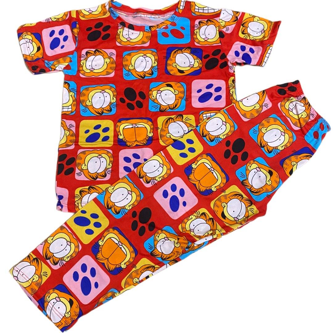 Garfield Terno Pajamas for Kids and Adults Complete Sizes, Babies ...
