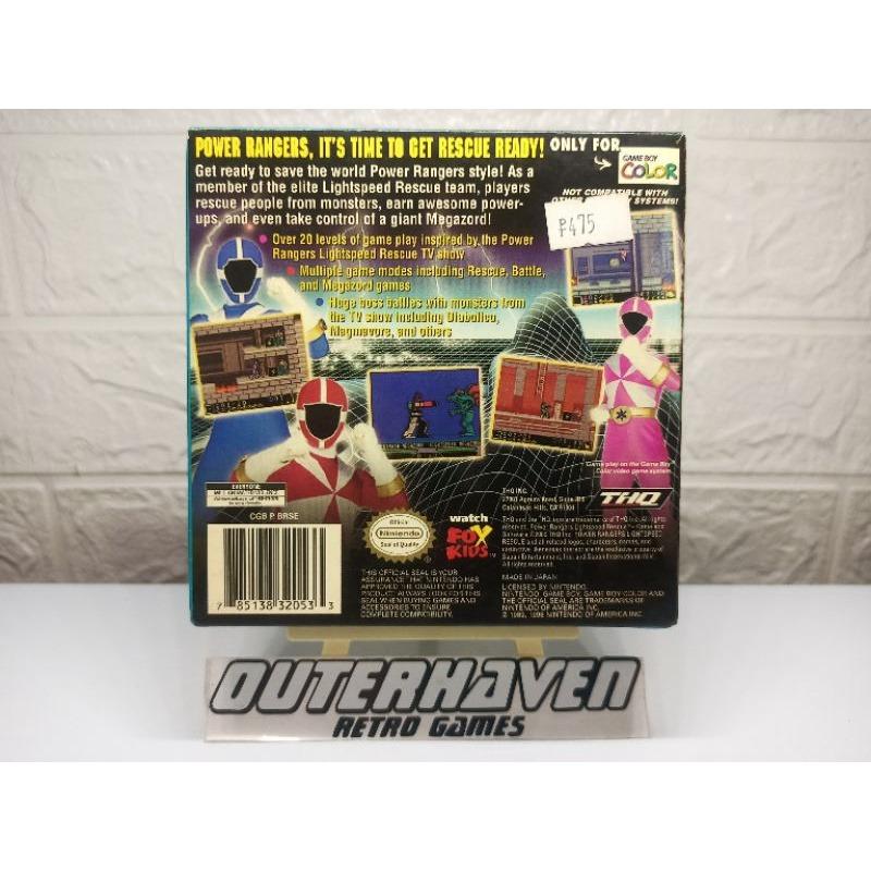 GBC Power Rangers Lightspeed Rescue (HQR), Video Gaming, Video Games ...