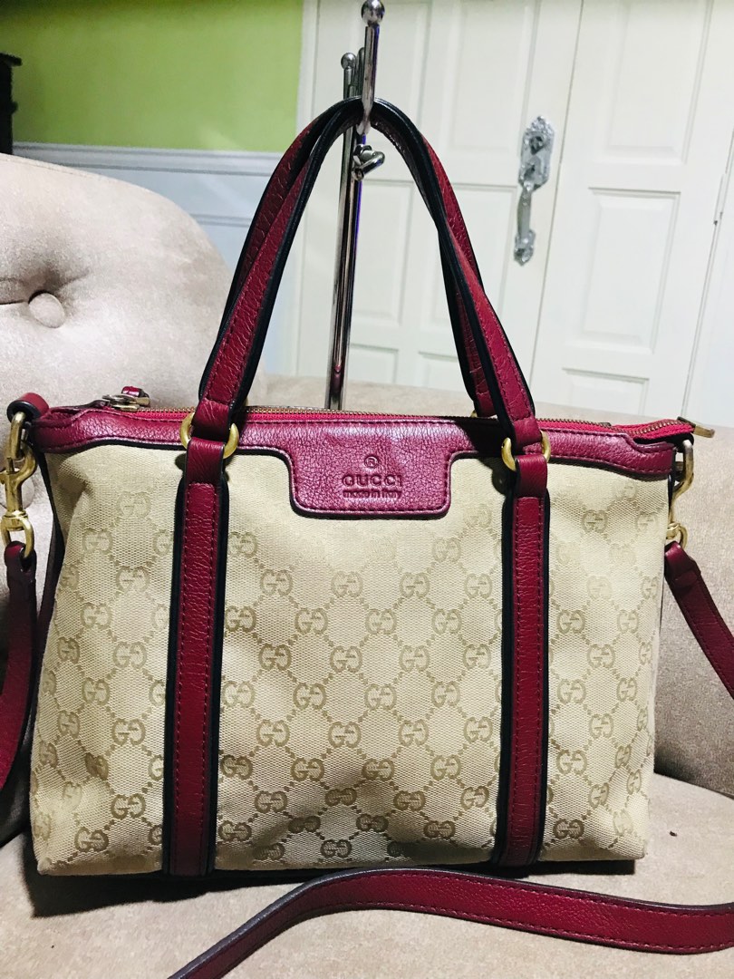 GUCCI 2 way, Luxury, Bags & Wallets on Carousell