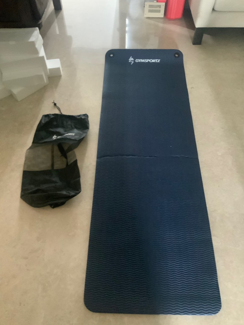 GYMSPORTZ exercise mat (15 mm thick), Sports Equipment, Exercise ...