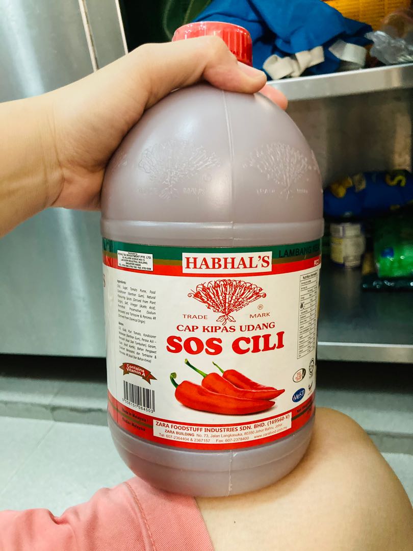 Habhal Chilli Sauce, Food & Drinks, Packaged & Instant Food on Carousell