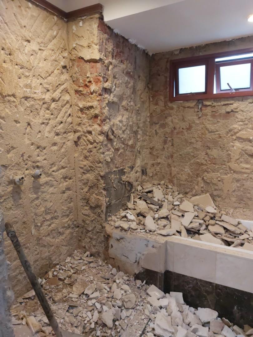 Hacking | Plastering | Pipefitting | Basin | Reinstatement | Painting ...