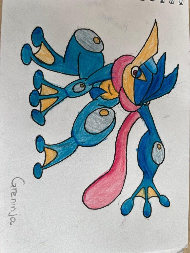 Hand drawing Pokemon Characters, Hobbies & Toys, Stationery & Craft ...