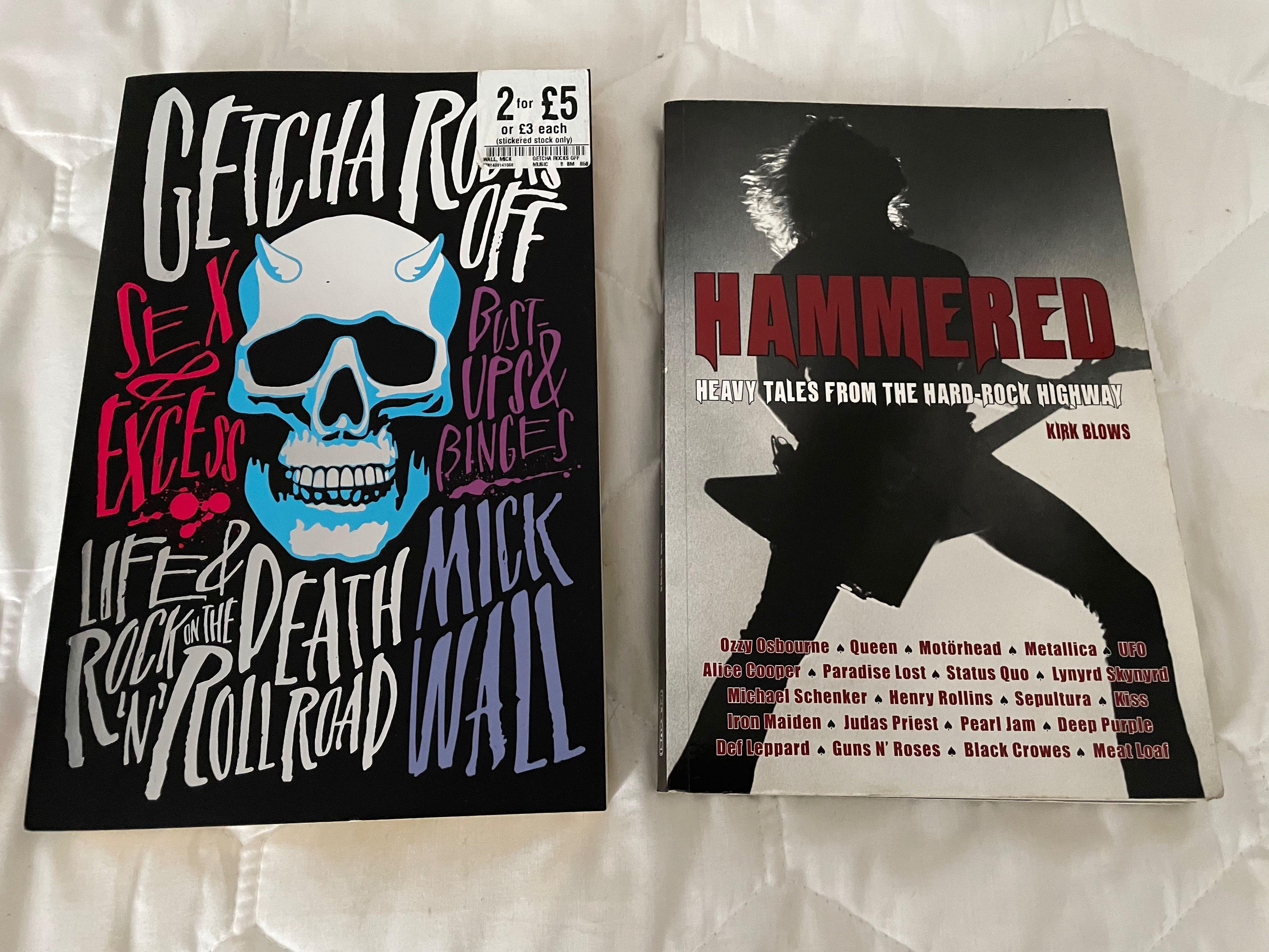 Hard rock heavy metal book Mick Wall Metal Hammer Rip Raw Kerrang Guns ...