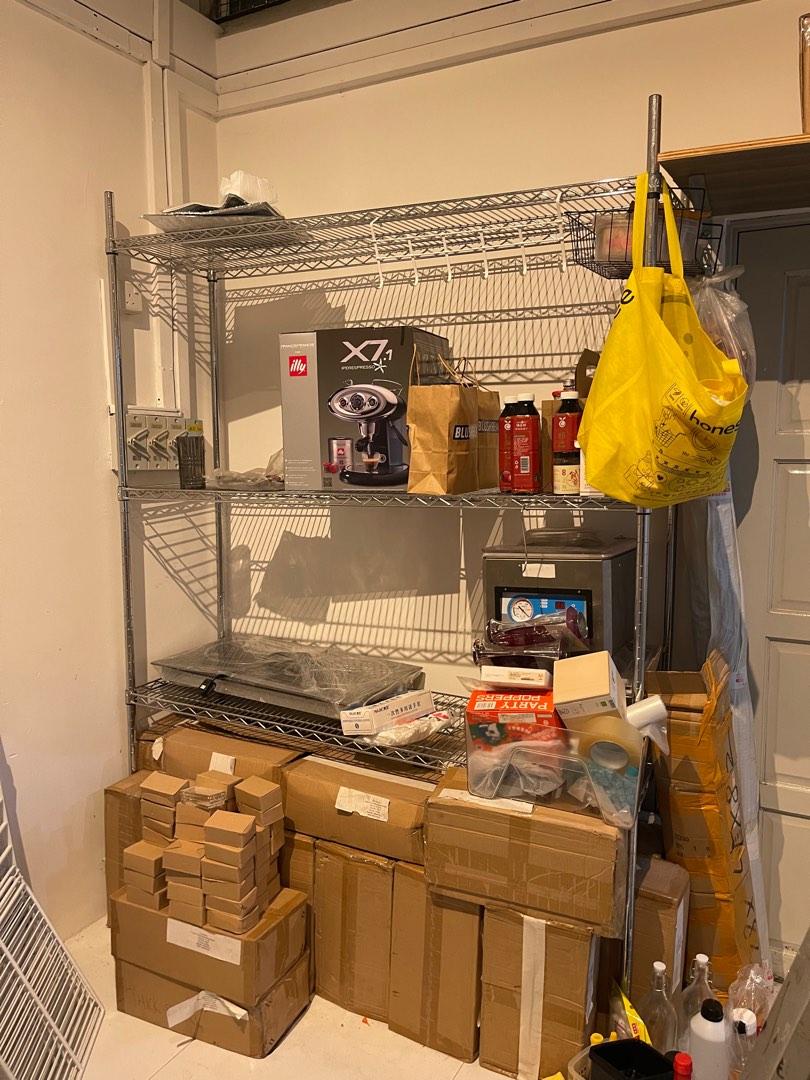 Heavy duty anti rust chrome racks for industrial use not IKEA ...