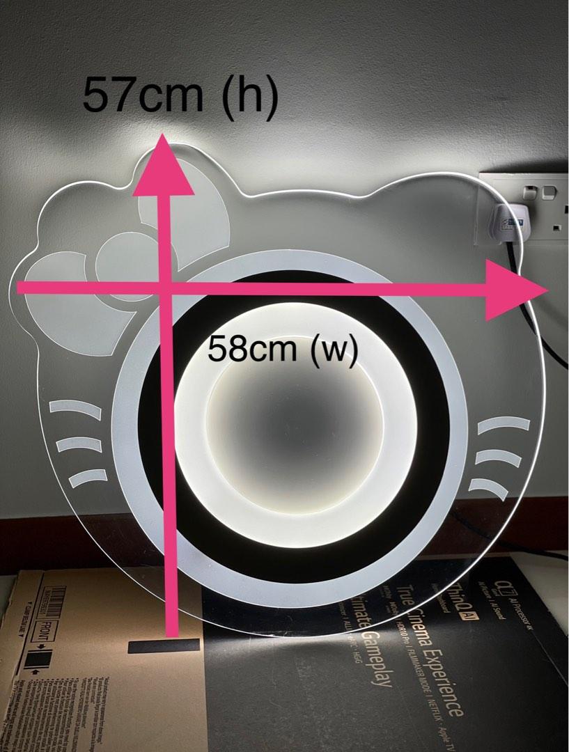 Hello Kitty Ceiling Light (Tri-Colour), Furniture & Home Living ...