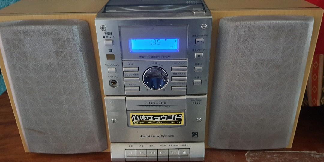 Hitachi CDX-200 Component System, TV & Home Appliances, TV ...