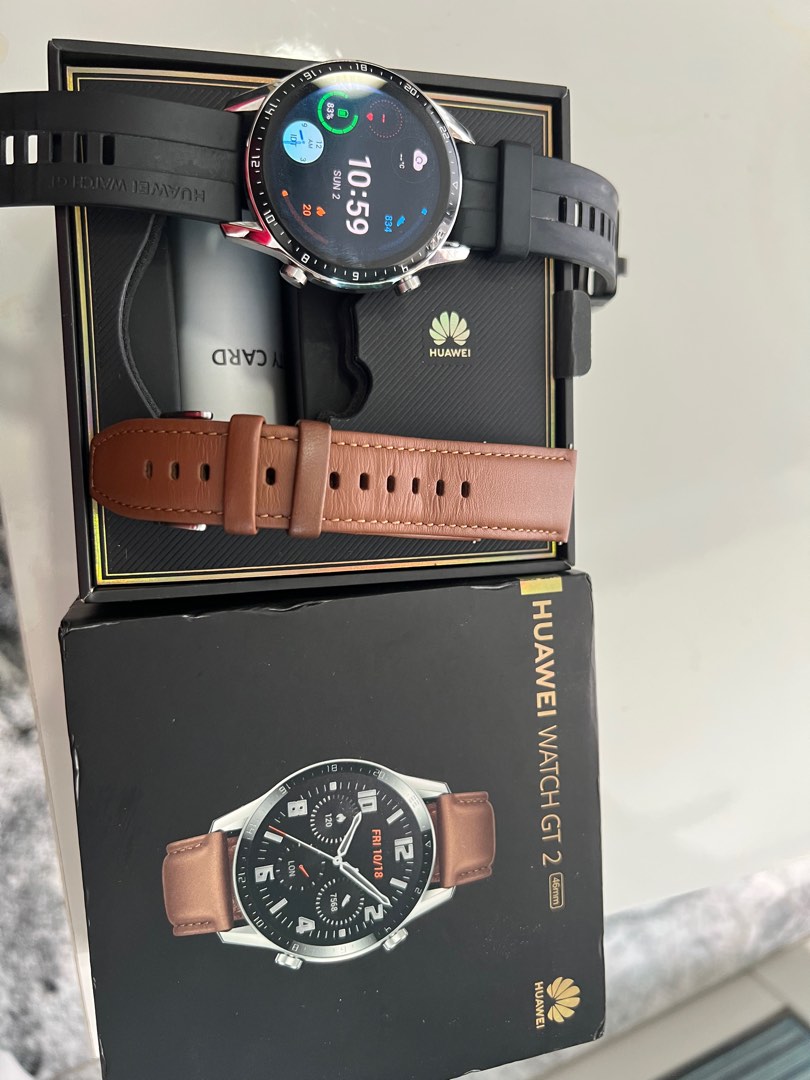 Huawei watch GT2 46mm, Mobile Phones & Gadgets, Wearables & Smart ...