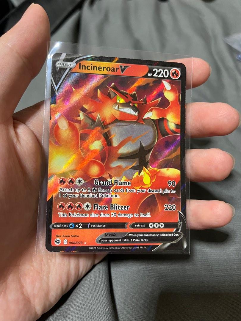 Incineroar v, Hobbies & Toys, Toys & Games on Carousell