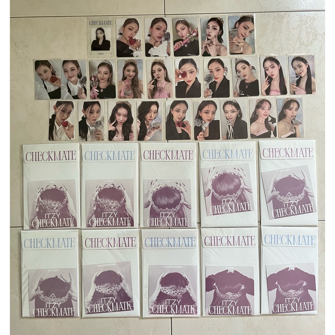 Instock unsealed Itzy standard checkmate pc standard checkmate limited ...