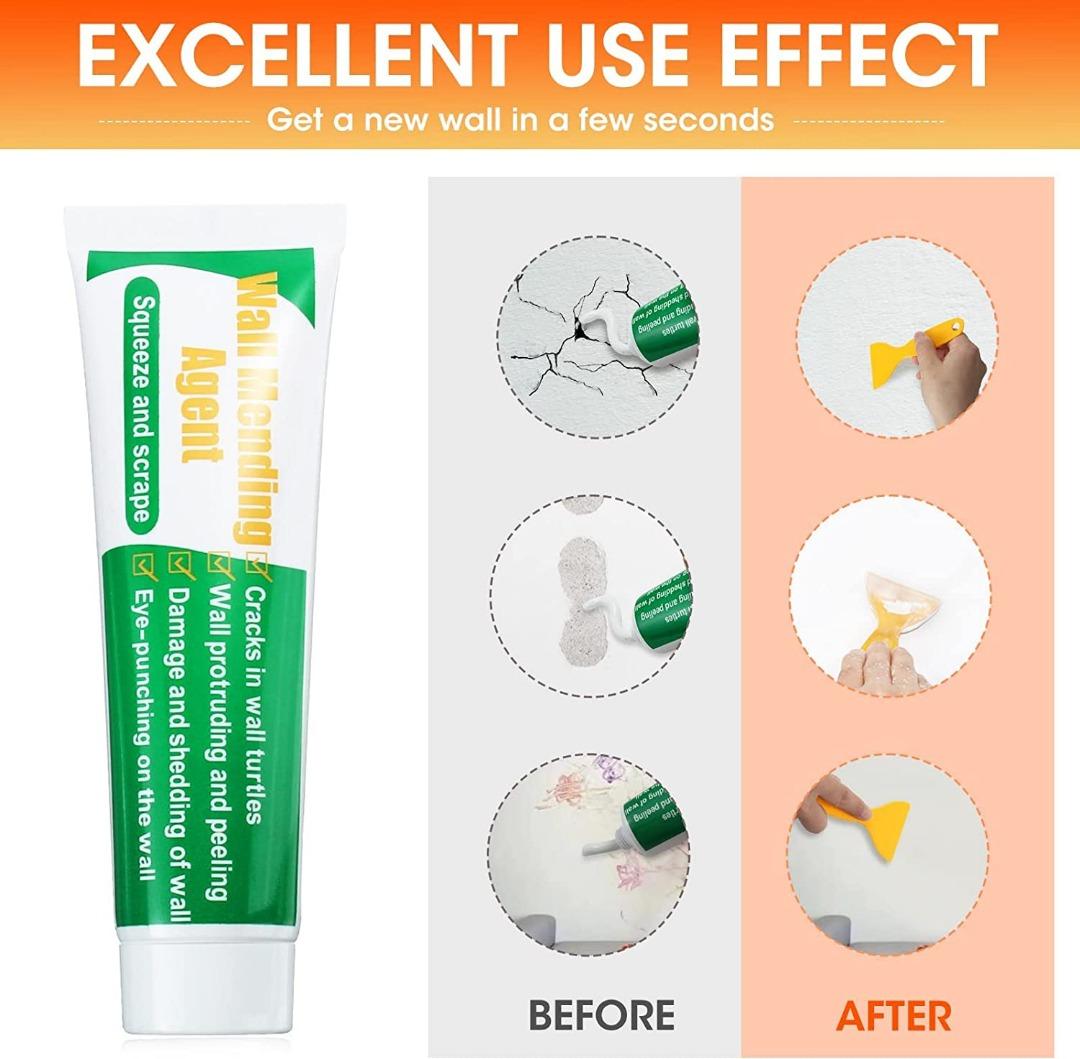 [instock] Wall Repair, Spackle Repair Paste, Drywall Patch with Scraper ...