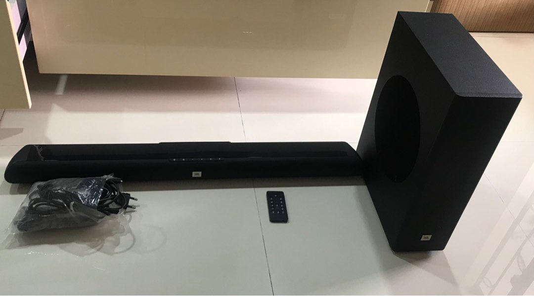JBL Cinema SB150 - 2.1 Soundbar with Compact Wireless Subwoofer, Audio ...