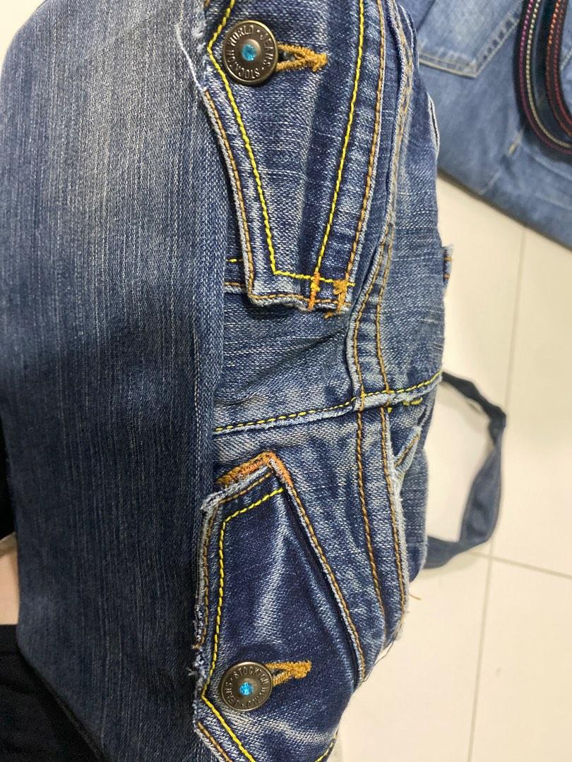 Jeans denim cross body bag, Women's Fashion, Bags & Wallets, Cross-body ...