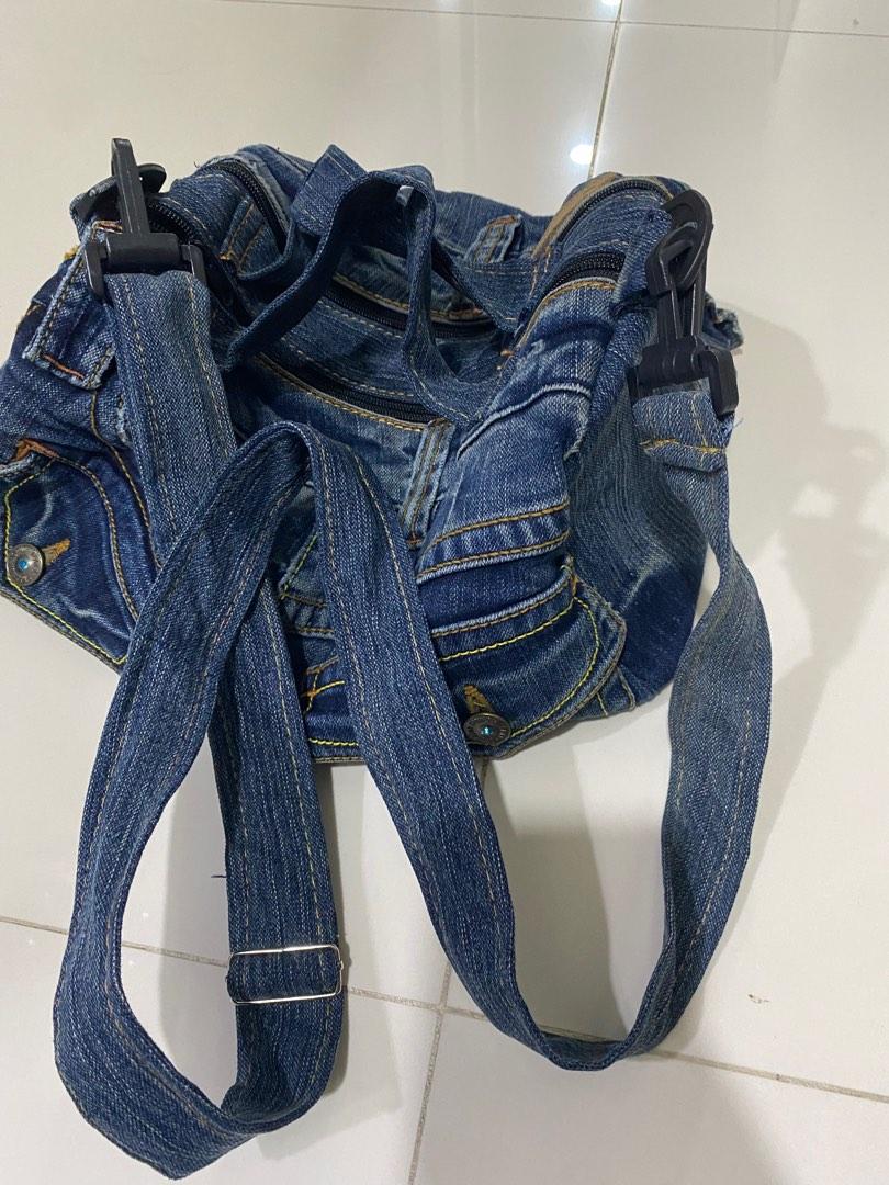 Jeans denim cross body bag, Women's Fashion, Bags & Wallets, Cross-body ...