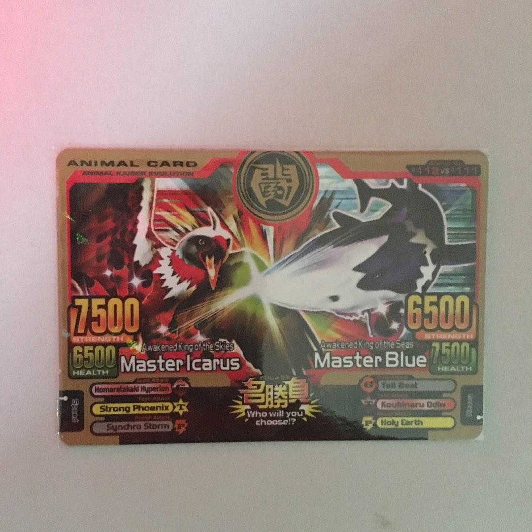 Kartu Animal kaiser Golden 8-Dx Master Blue & Master Icarus, Serba Serbi, Others di Carousell