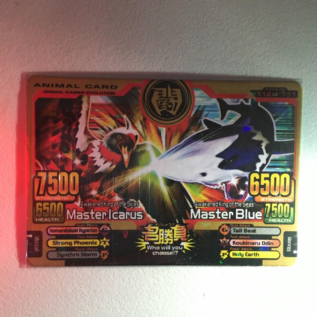 Kartu Animal kaiser Golden 8-Dx Master Blue & Master Icarus, Serba Serbi, Others di Carousell