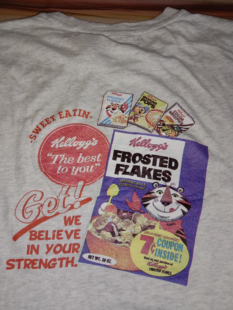 KELLOGG'S Corn Flakes Tee, Men's Fashion, Tops & Sets, Tshirts & Polo ...