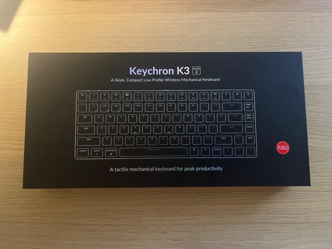 Keychron K3 Ultra-slim Wireless Mechanical Keyboard (Version 2) (Brown ...