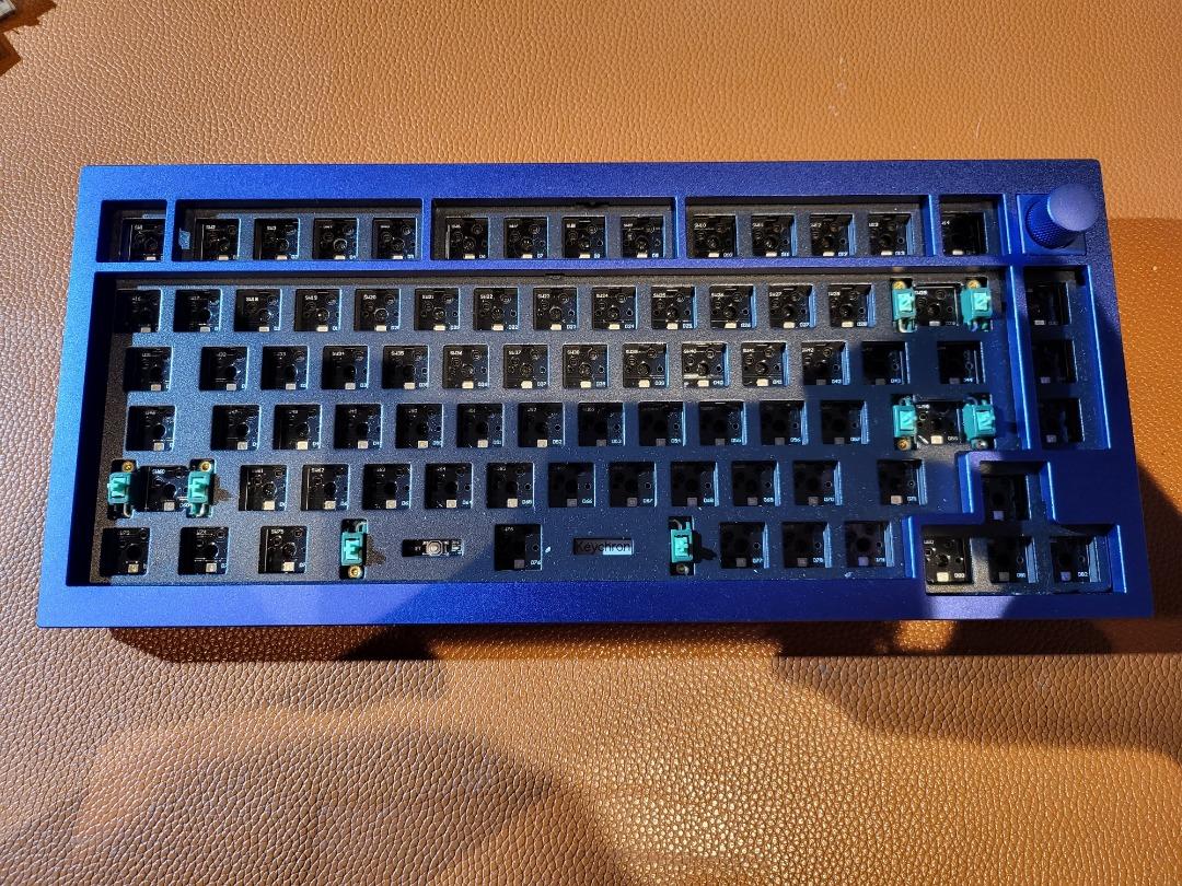 KEYCHRON Q1 Knob Version - Barebone Kit - Blue, Computers & Tech, Parts ...