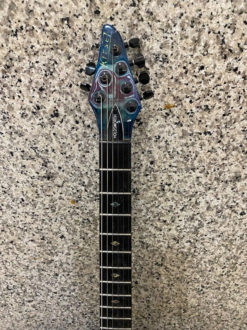 Kiesel Allan Holdsworth HH2 Semi Hollow Poplar Burled Top Electric Guitar, Hobbies & Toys, Music ...