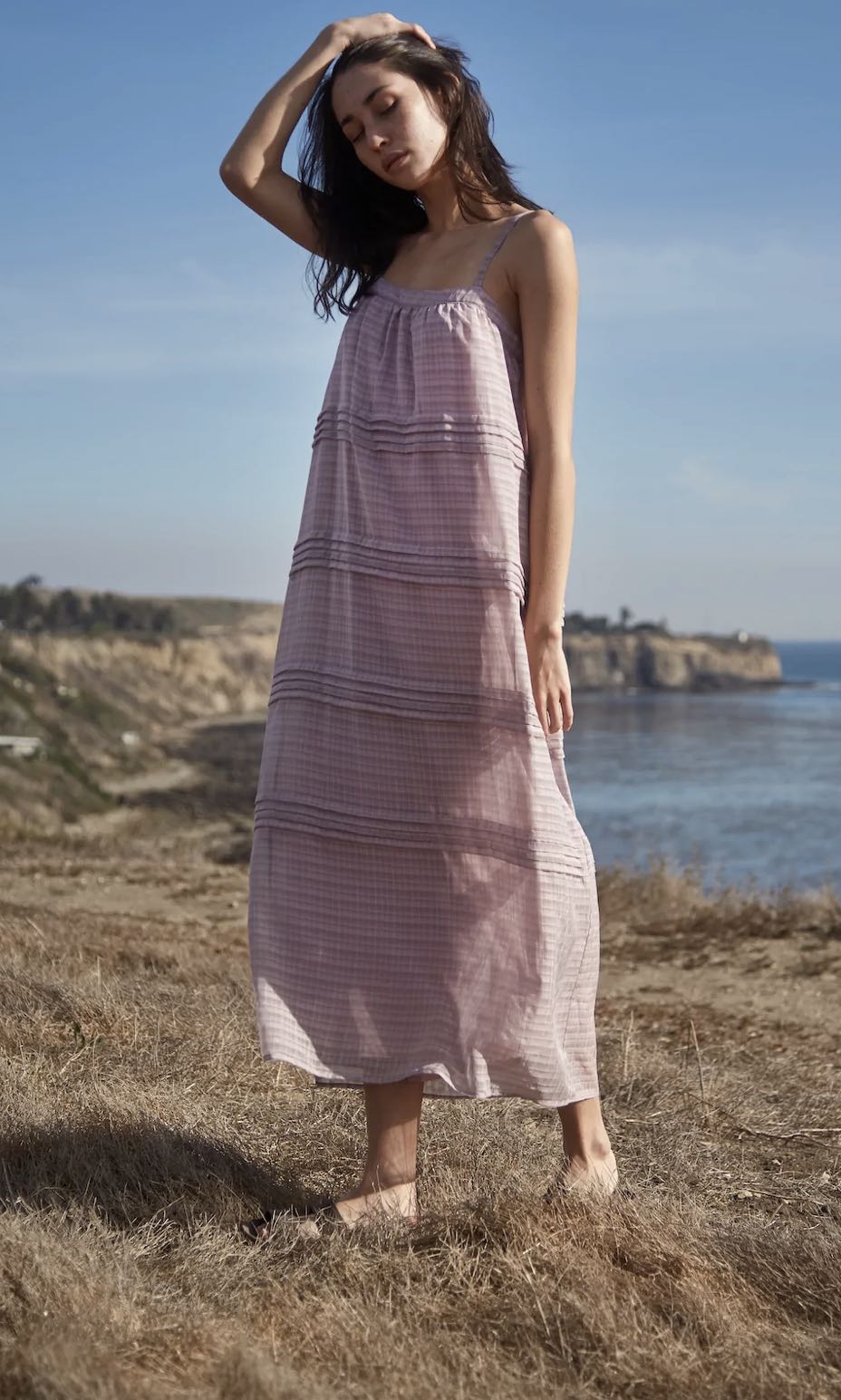 Klarra panelled midi dress in rose, Women's Fashion, Dresses & Sets ...