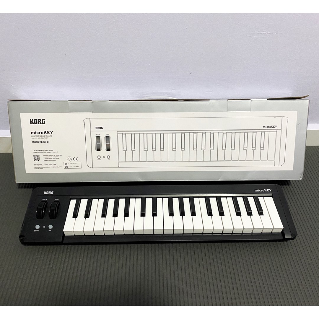 KORG MIDI Keyboard MicroKey 2-37, Hobbies & Toys, Music & Media ...