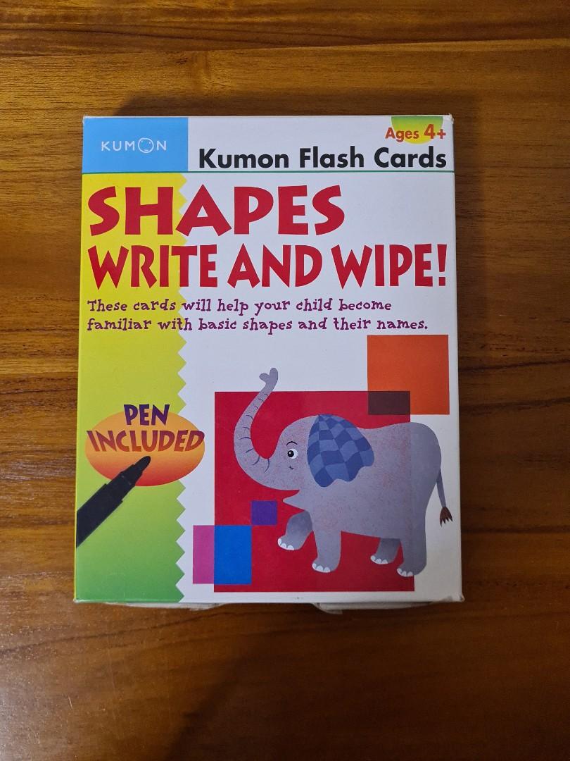 Kumon flash cards SHAPES write and wipe, Hobbies & Toys, Books ...