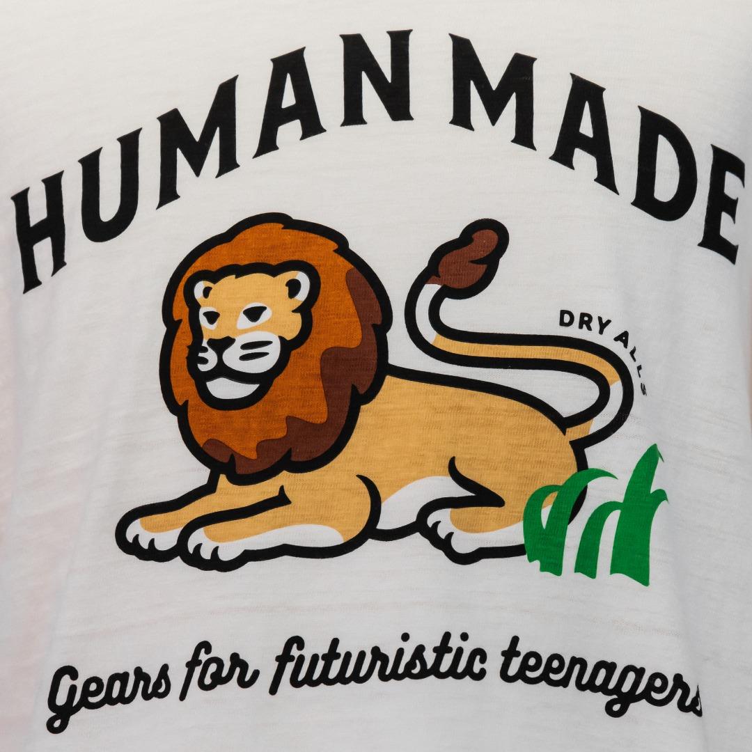 $10: 包順豐站/櫃: 白 (M, L, XL) Human Made Lion (獅子) Tee, Loin Tee / 香港別注版 ...