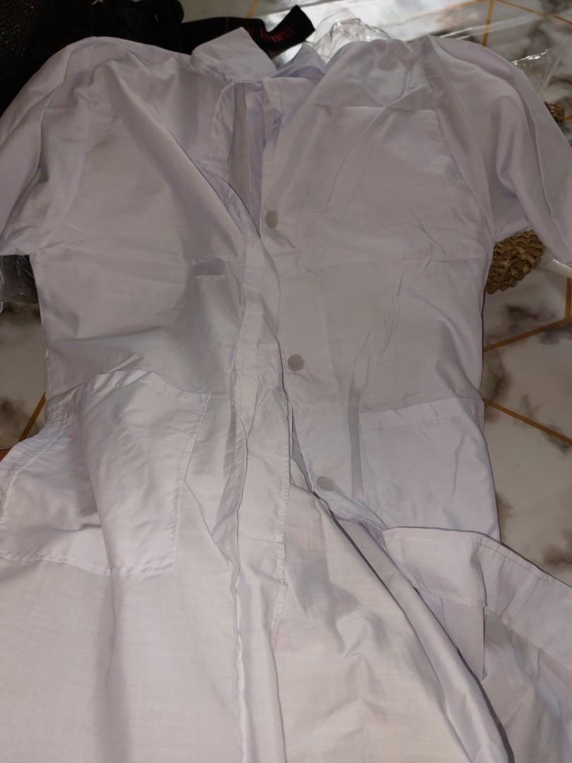Lab gown, Women's Fashion, Coats, Jackets and Outerwear on Carousell