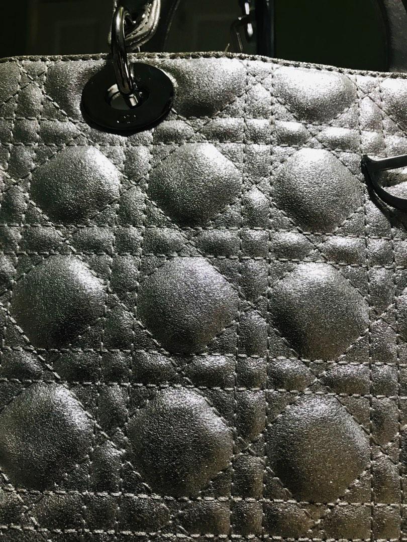 Lady Dior silver, Women's Fashion, Bags & Wallets, Clutches on Carousell