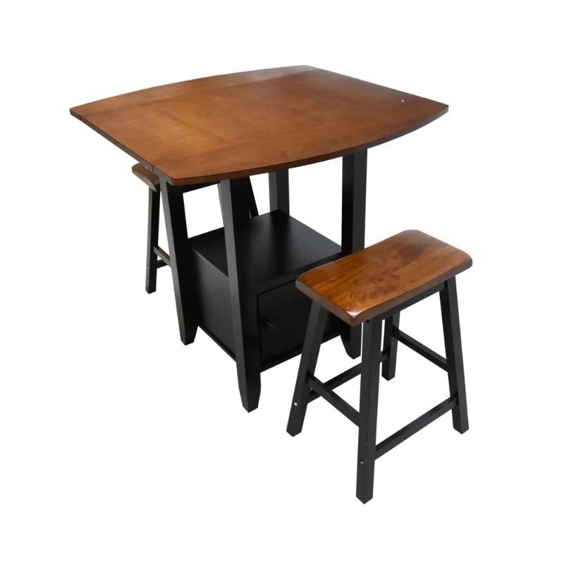 LEVELS Sven Foldable Cafe Dining Table Set, Furniture & Home Living ...